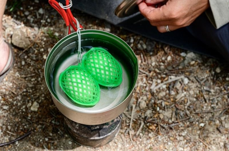 Boîte à œufs de randonnée et voyage Evernew Two-Pack Egg Case