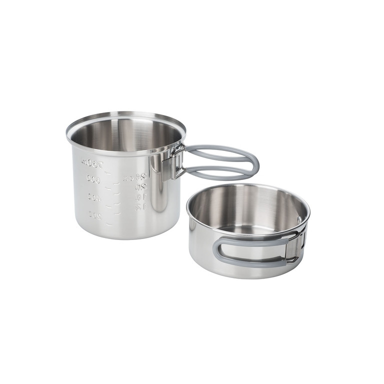 Casserole Esbit Pot Inox 1000 ml + tasse 475 ml en acier inoxydable