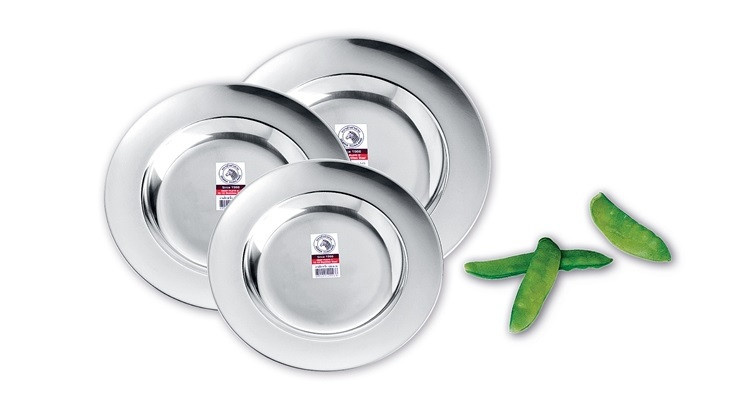 Assiette Acier Inoxydable Zebra Stainless Steel Deep Plate - Surface ...