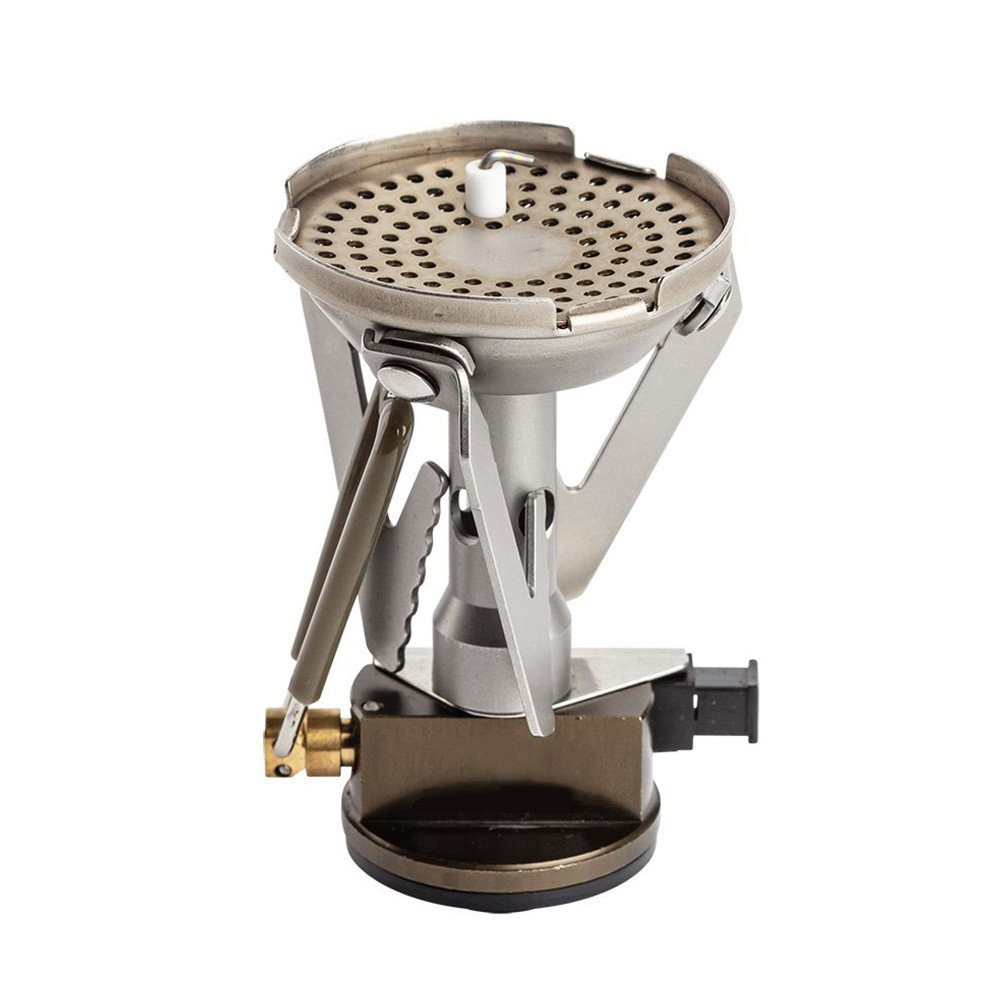 Réchaud à gaz Tac‑Boil : simple, compact, robuste avec allumage par piézo.