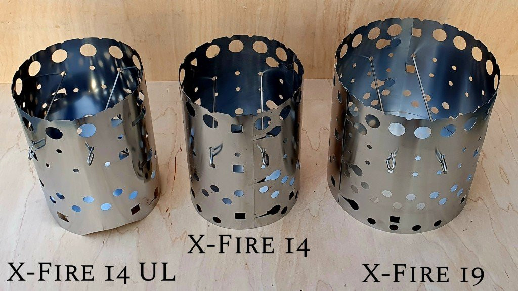 Réchaud à bois X-Fire 19 - Léger et rangement à plat ! Bois, charbon ...