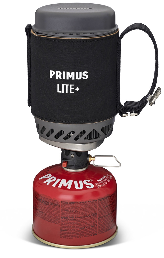 Réchaud à gaz Primus Lite Plus : brûleur optimisé + casserole 0,5L
