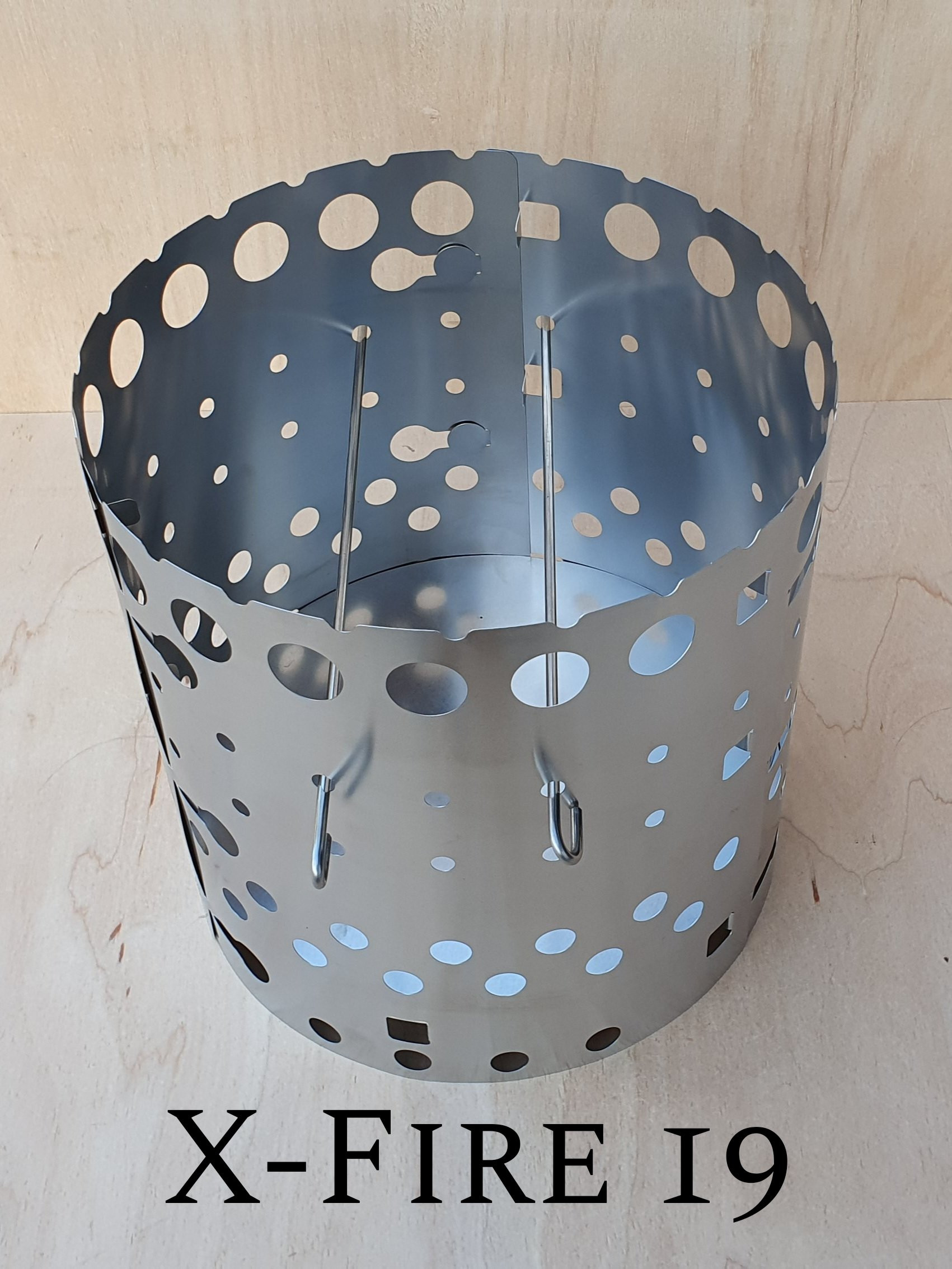 Réchaud à bois X-Fire 19 - Léger et rangement à plat ! Bois, charbon, alcool