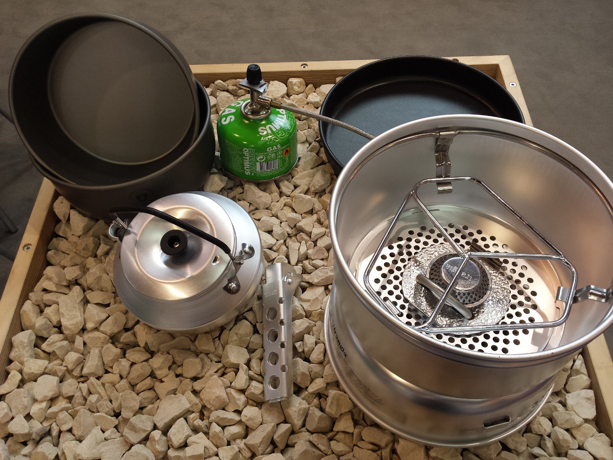 Support Pan Stand Trangia en acier inoxydable